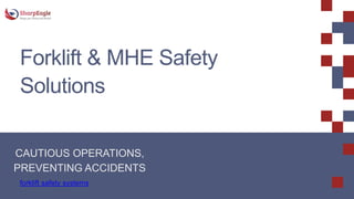 Forklift & MHE Safety Solutions.pptx | Cameras and Camcorders ...