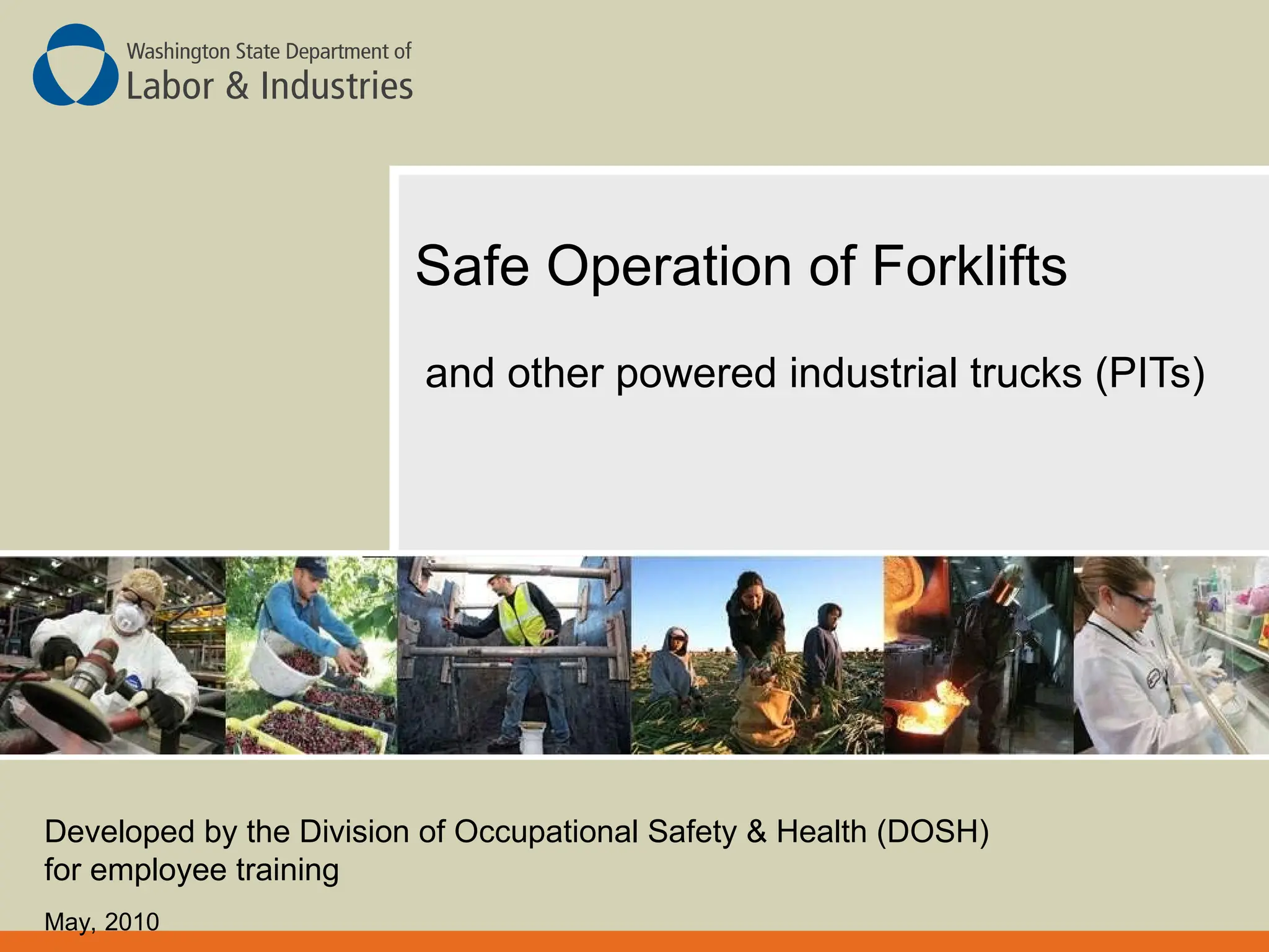 Forklift Safety Pptx Construction Safety Ppt