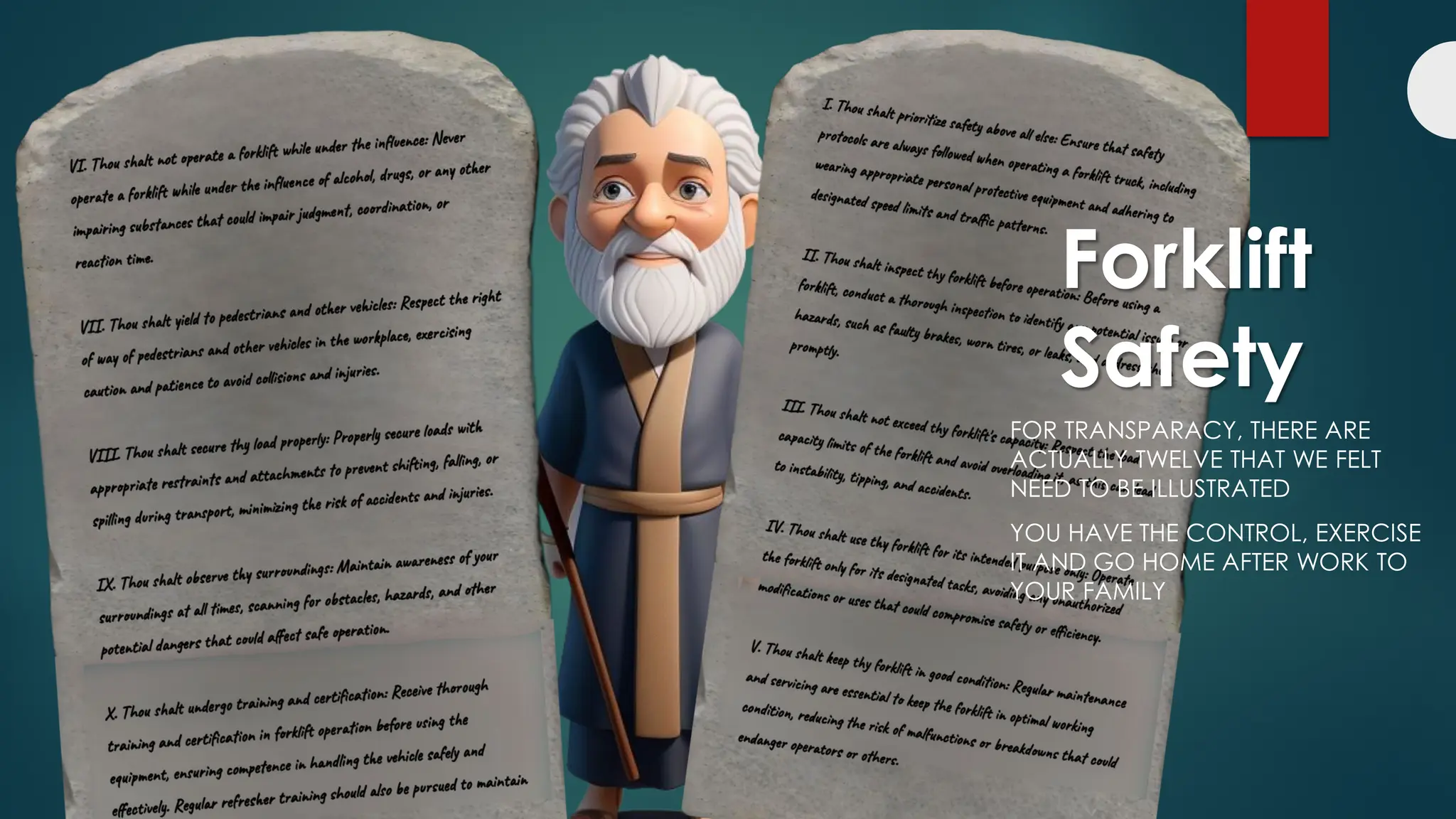 Forklift Operations: Safety through Cartoons | PDF