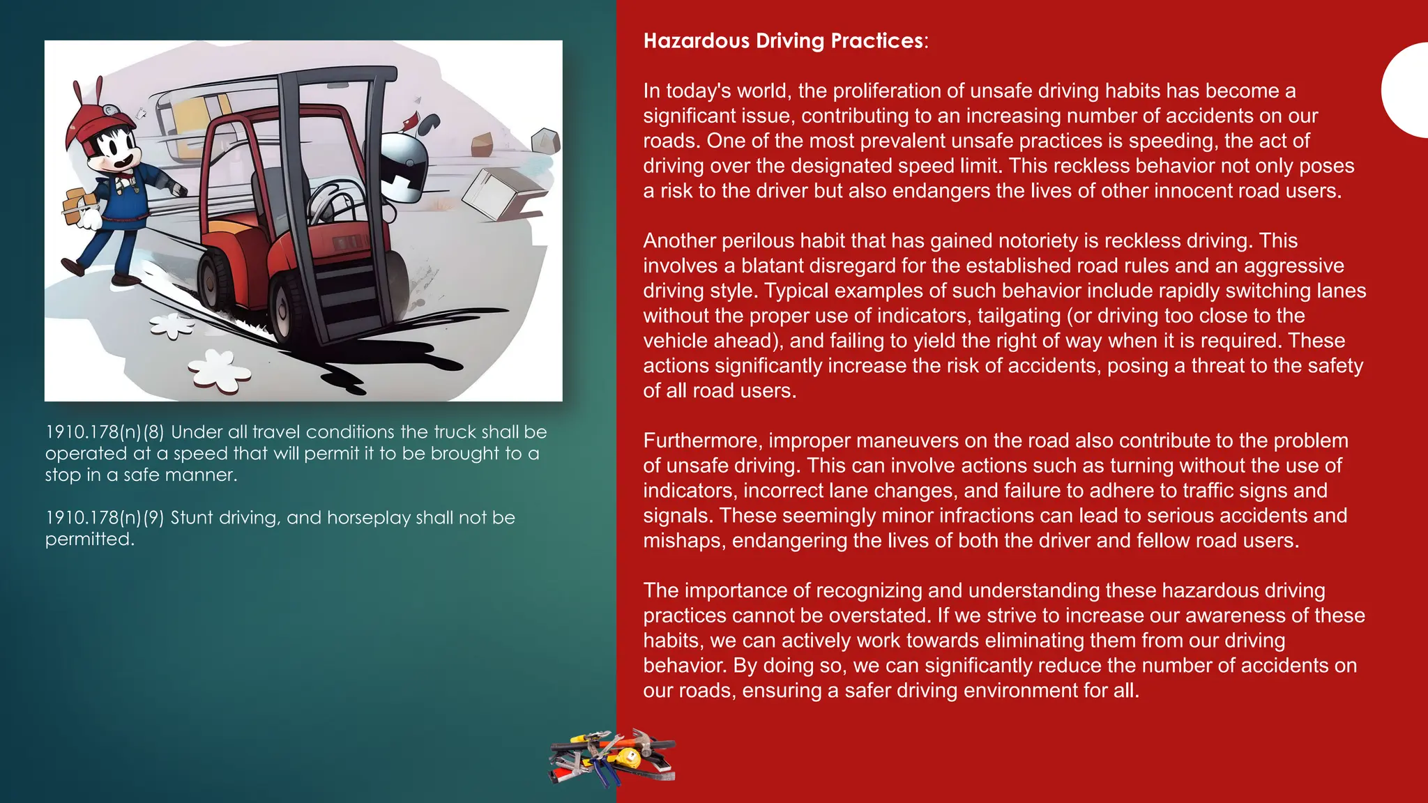 Forklift Operations: Safety through Cartoons | PDF