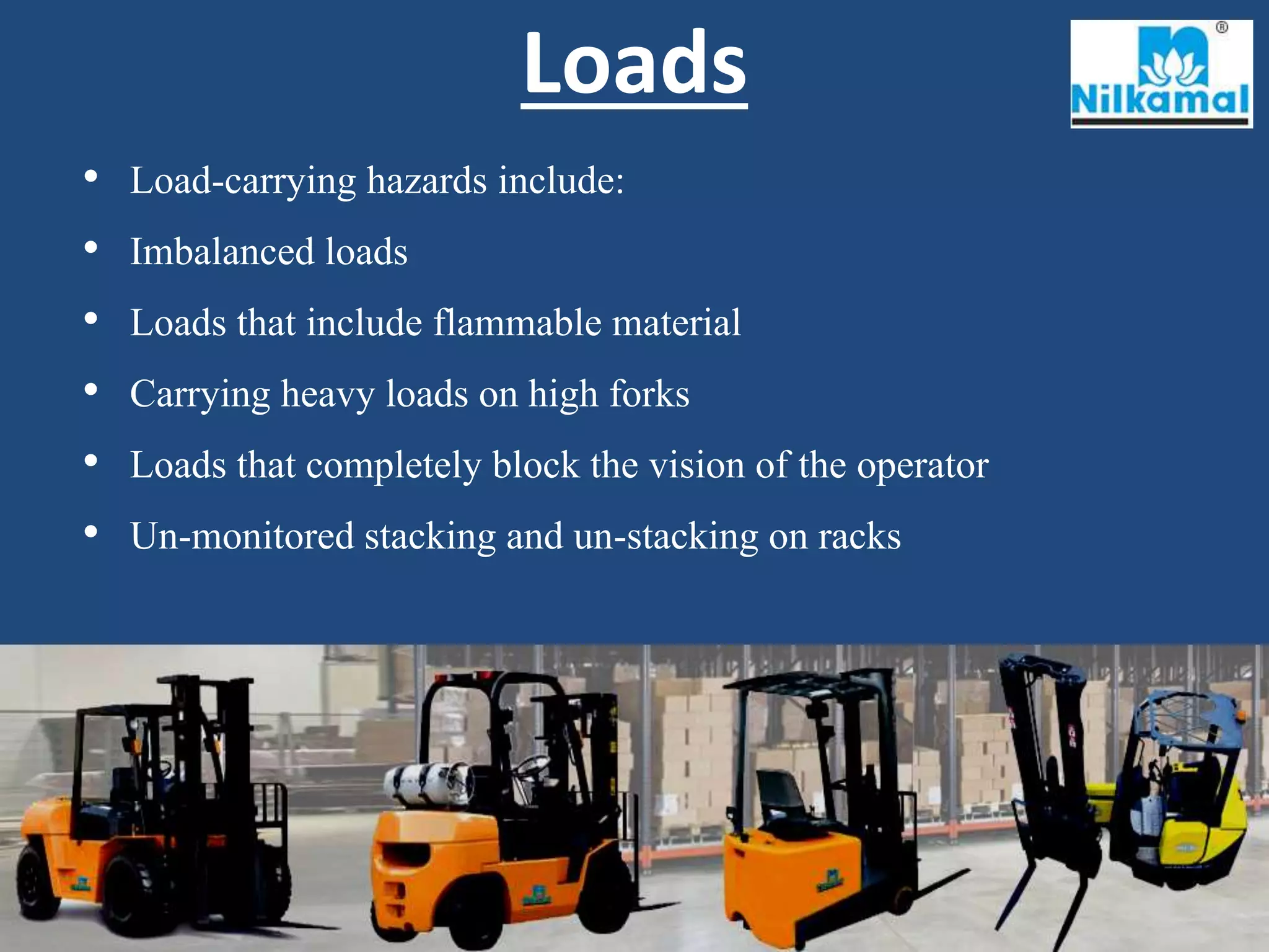 Forklifts hazards and control measures | PPTX