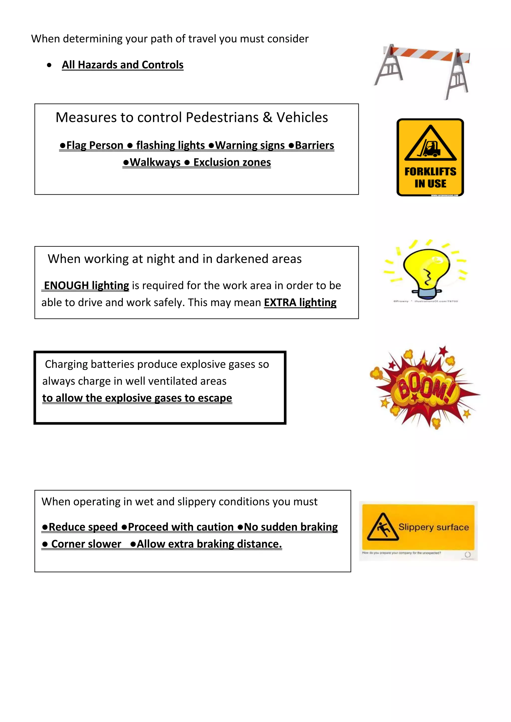 Forklift Study Guide | PDF