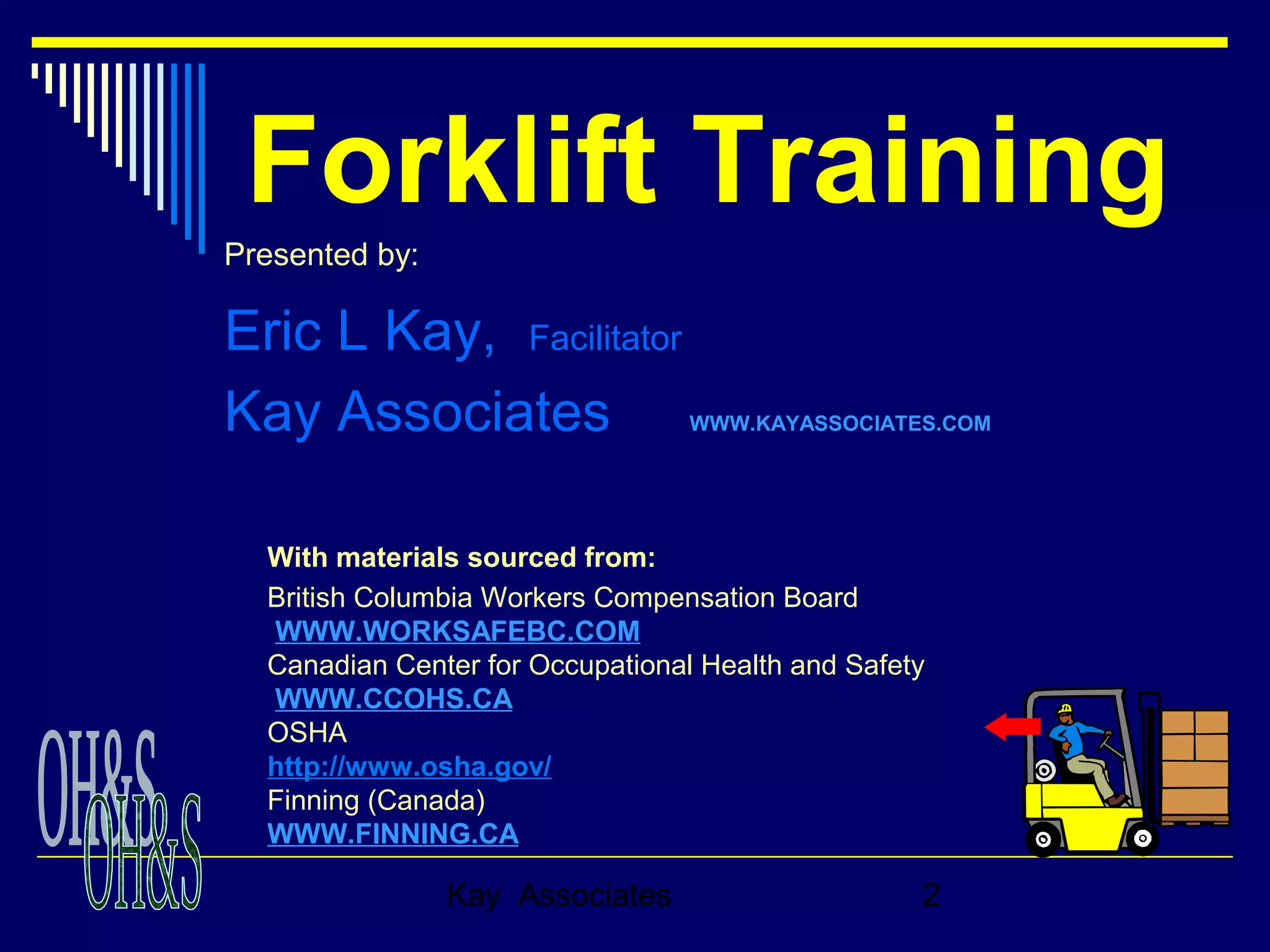 Forklift training - refresher course | PPT