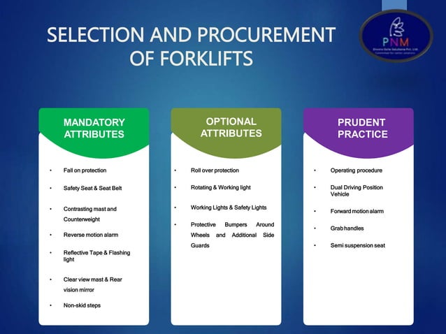 Forklift Training power point presentation | PPT