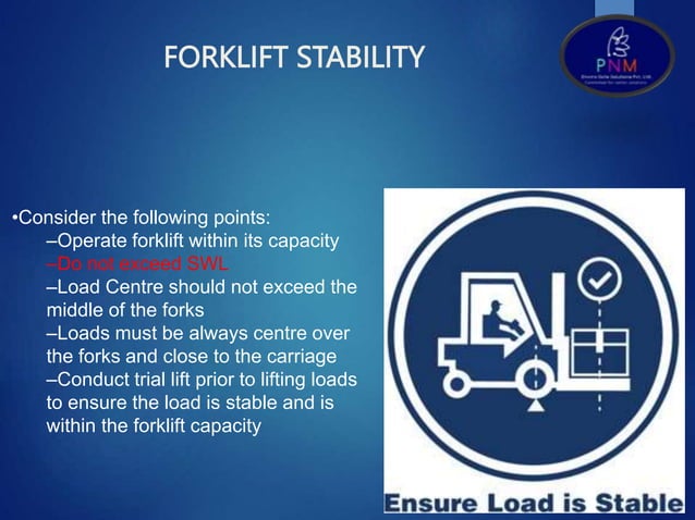 Forklift Training power point presentation | PPT