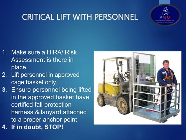 Forklift Training power point presentation | PPT