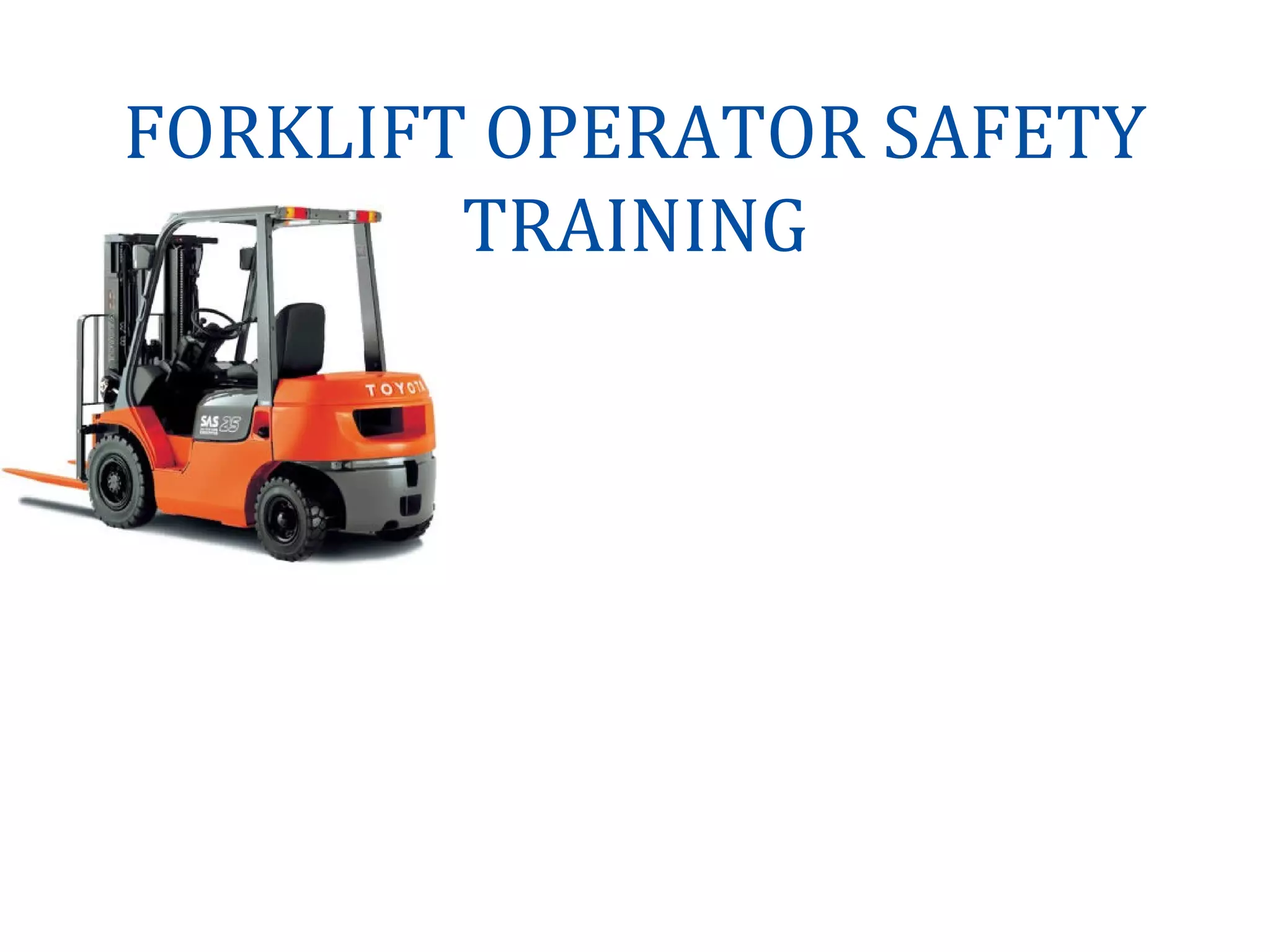 Forklift training | PPT