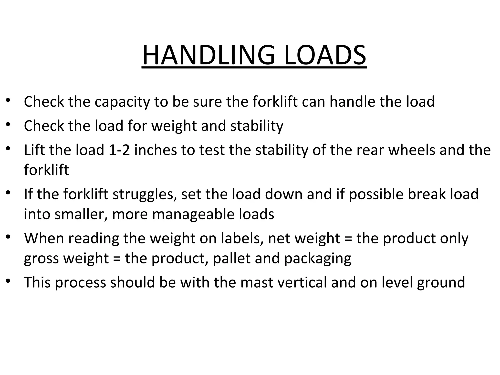 Forklift training | PPT