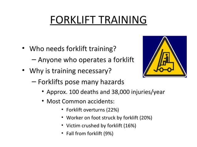 Forklift training | PPT