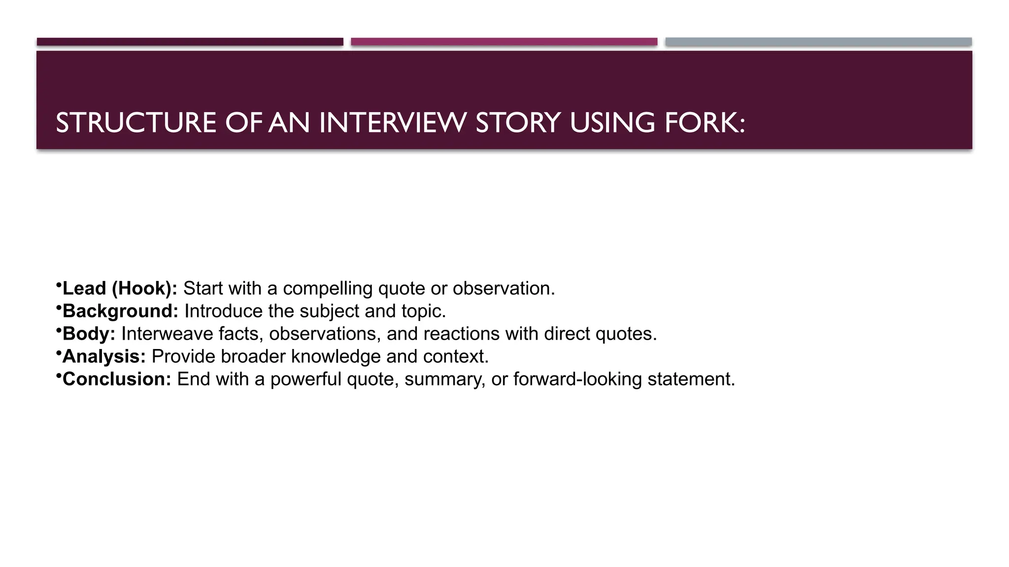 FORK Method in Interview Techniques.pptx