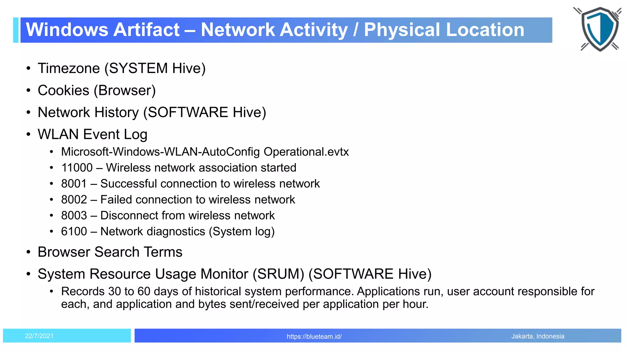 Windows Forensic 101 | PPTX