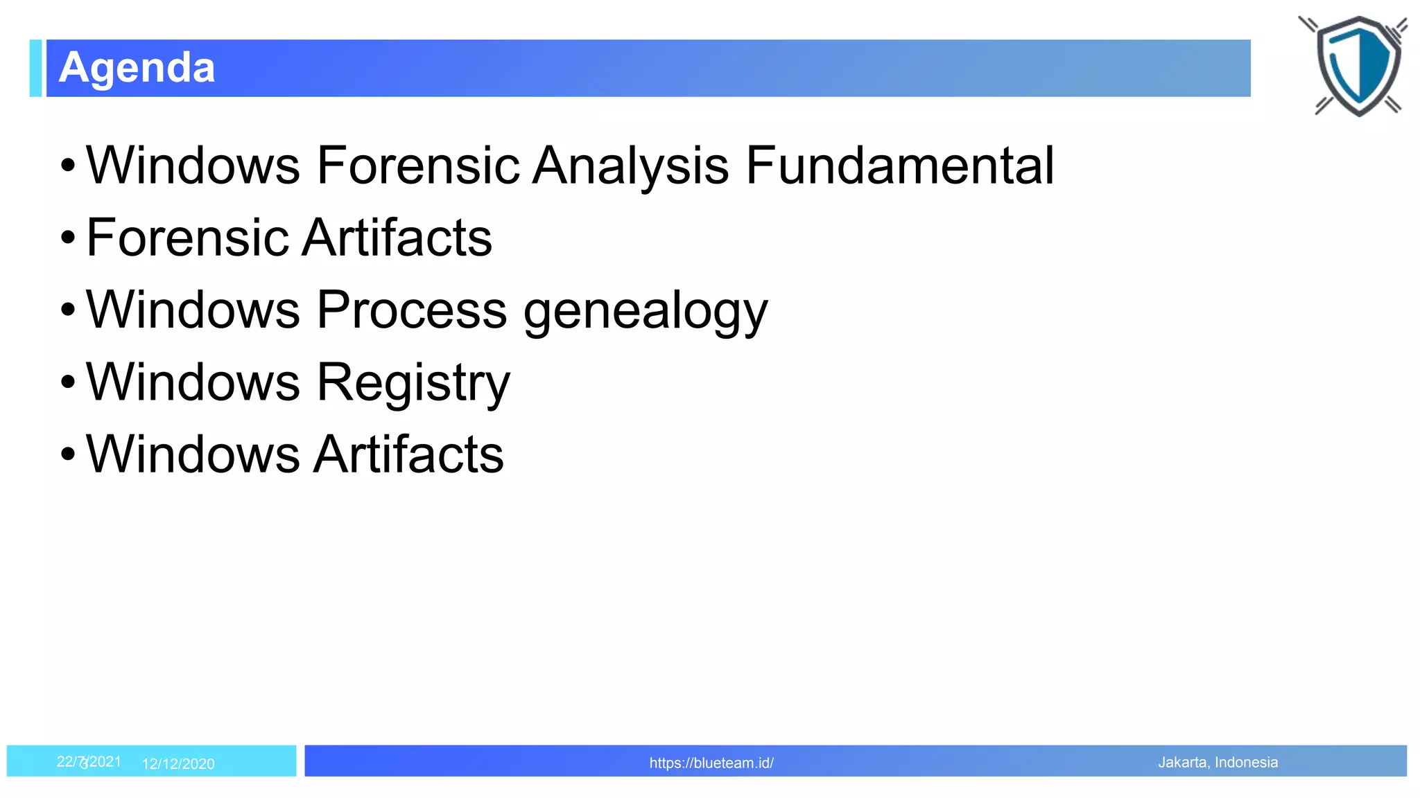 Windows Forensic 101 | PPTX