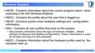 Windows Forensic 101 | PPTX