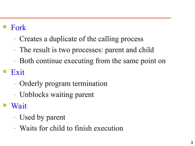FORK SYSTEM CALL in the main concept.ppt