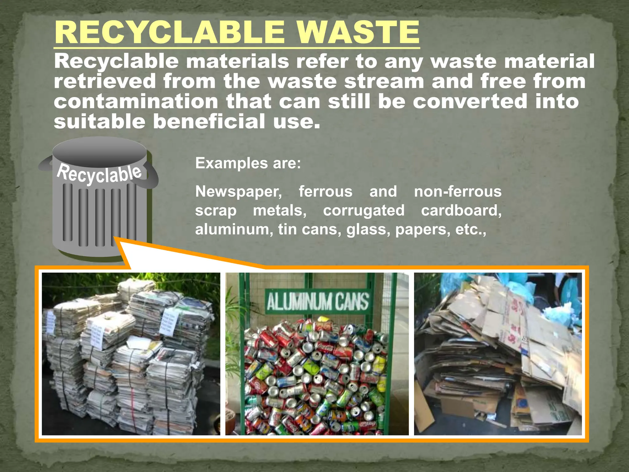 lecture on RA 9003 Ecological solid waste management | PPTX