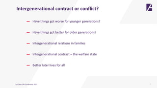 Intergenerational contract or conflict? | PPTX