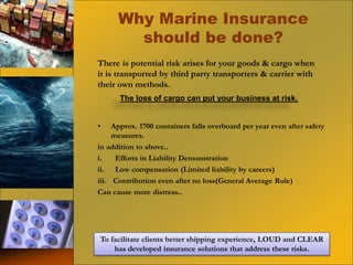 Import and Export cargo insurance solutions | PPT