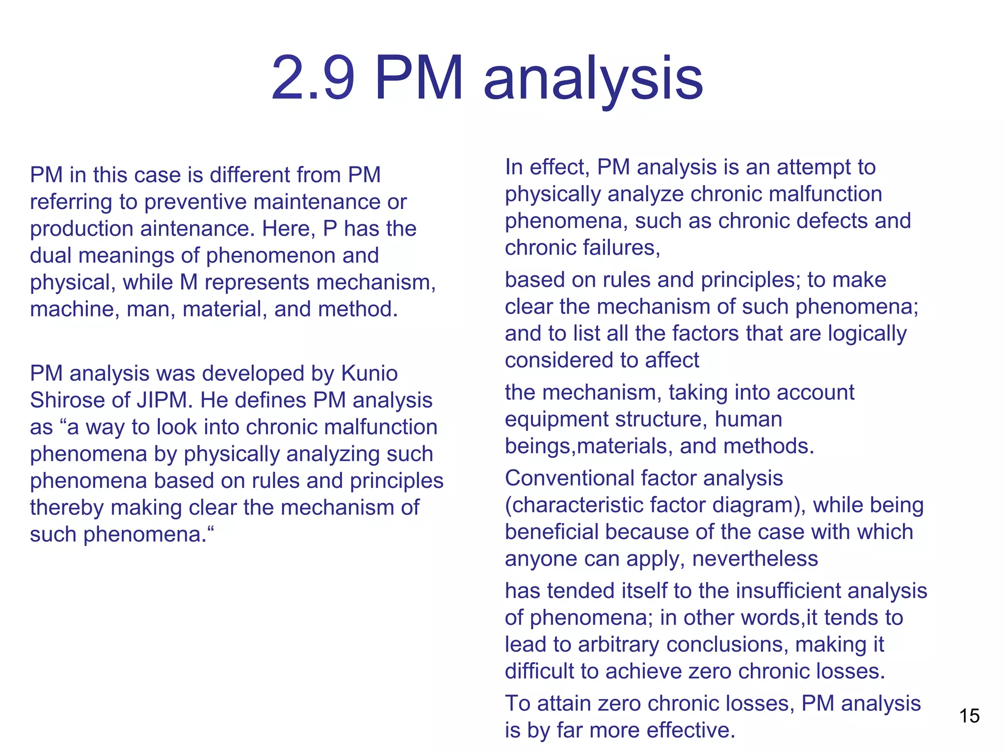 TPM For lean manufacturing chp 2 | concept of production efficiency ...