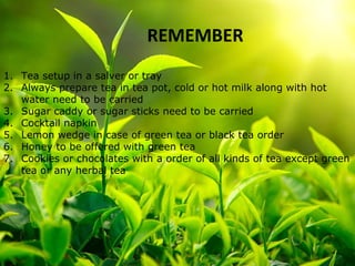 Basics of Tea | PPT | Food & Drink