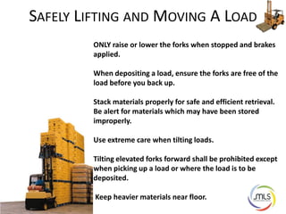 Forllift safety | PPTX