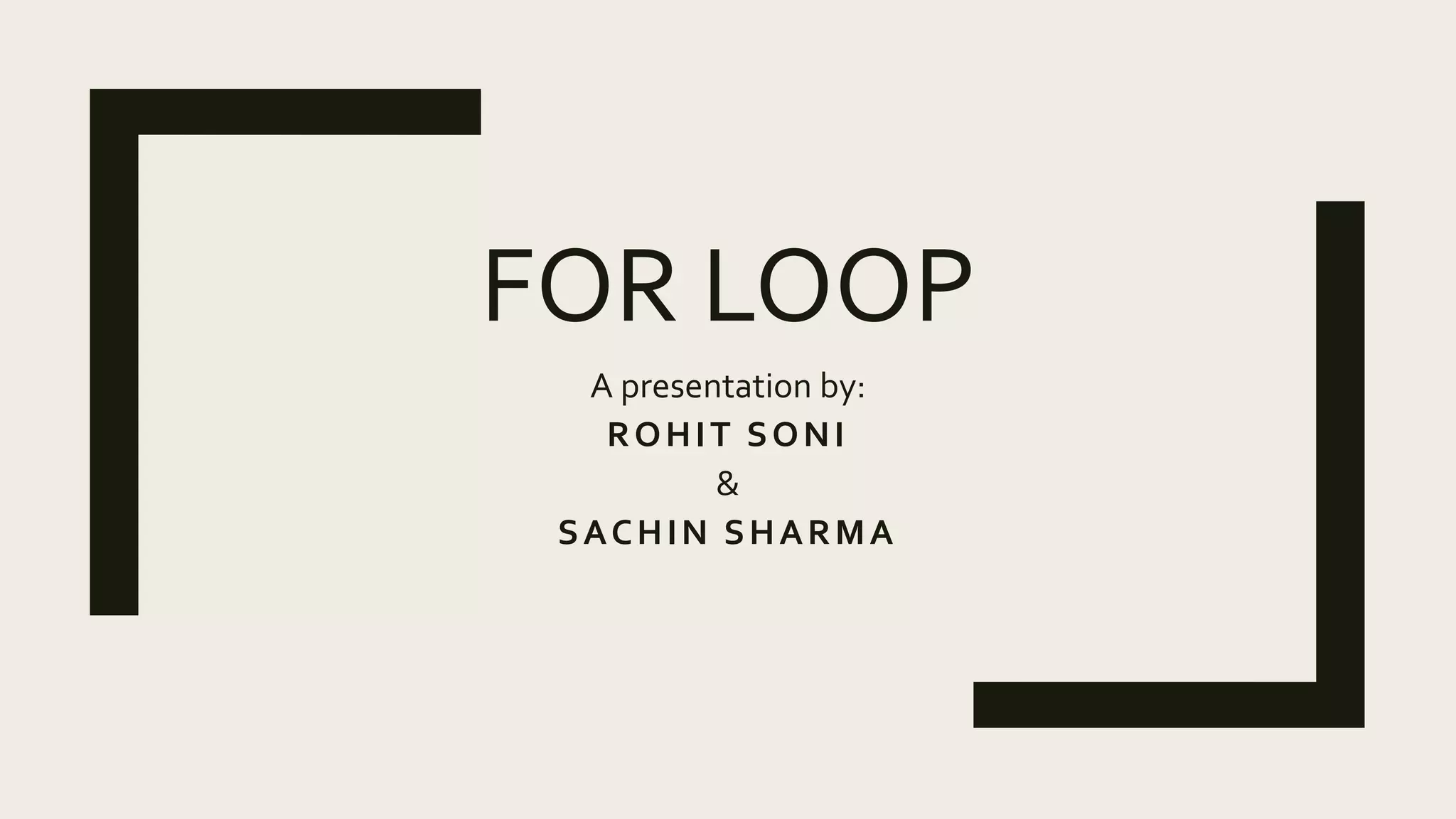 Basic For Loop In C Pptx Programming Languages Computing