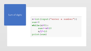 For Loops in Python Programming Language | PPT