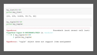 For Loops in Python Programming Language | PPTX