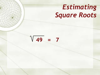 FORM-1-9-SQUARES-AND-SQUARE-ROOTS HIGH SCHOOL MATHEMATICS.pptx