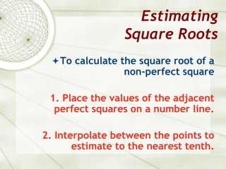 FORM-1-9-SQUARES-AND-SQUARE-ROOTS HIGH SCHOOL MATHEMATICS.pptx