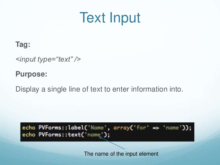 Html Forms Tutorial