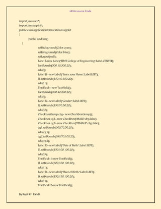 Application Form | DOCX