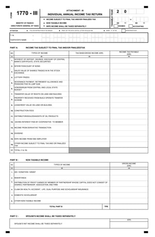 Form 1770-attachment iii | PDF