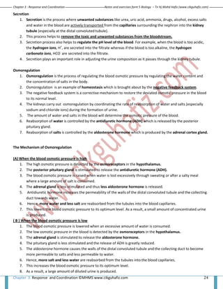 Form 5 biology notes chapter 3 - Coordination | PDF