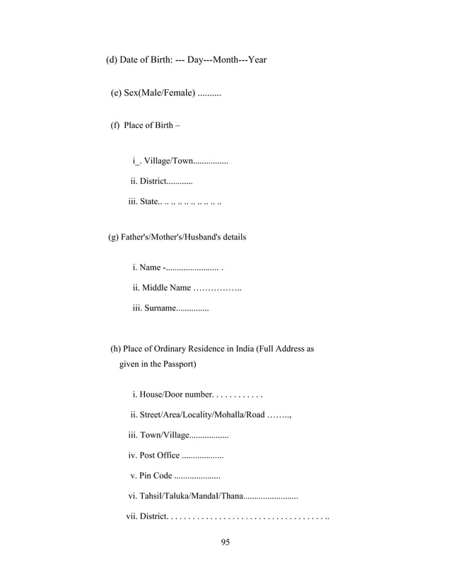 Form 6A-Application for inclusion of name in electoral roll by an ...