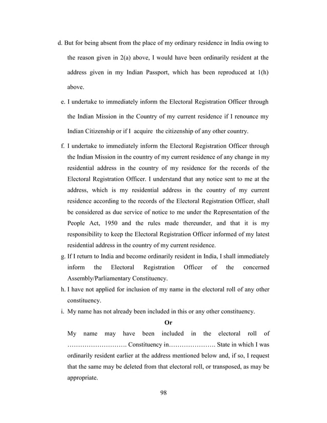 Form 6A-Application for inclusion of name in electoral roll by an ...