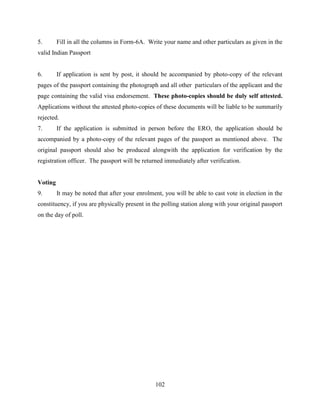 Form 6A-Application for inclusion of name in electoral roll by an ...