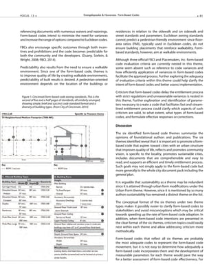 Form based codes: An overview of the literature | PDF
