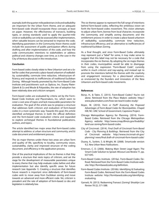 Form based codes: An overview of the literature | PDF