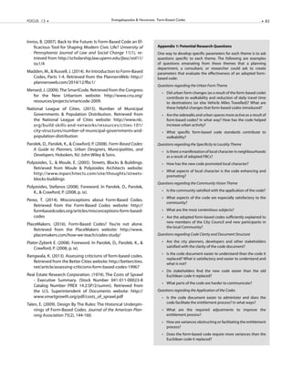 Form based codes: An overview of the literature | PDF