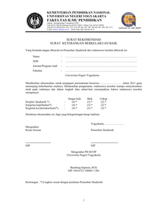 Form beasiswa ppa | PDF