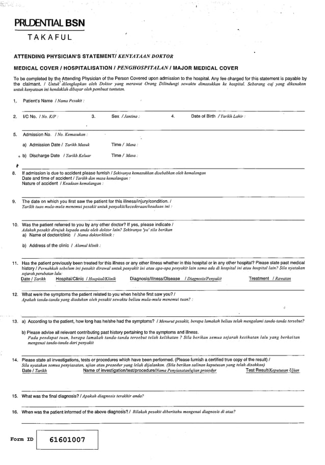 Claim Form HB Full Set | PDF
