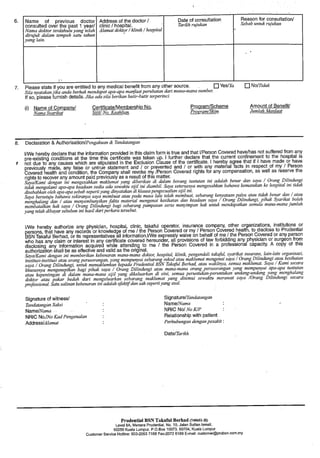 Claim Form HB Full Set | PDF