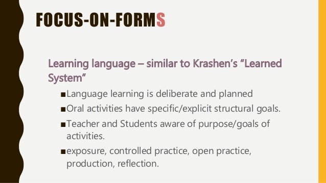 Form focused instruction and noticing without embedded video