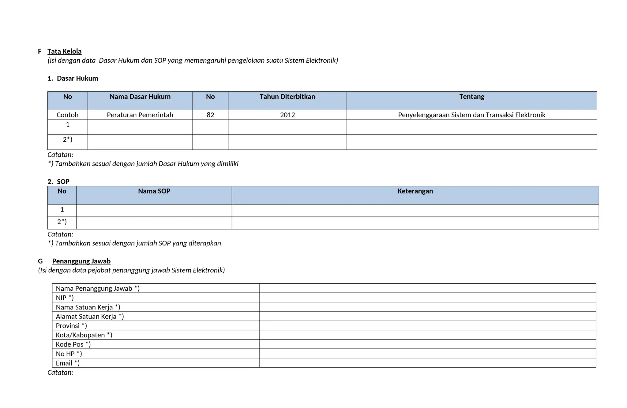 form-pengisian-penyelenggara sistem elektronik | PPT