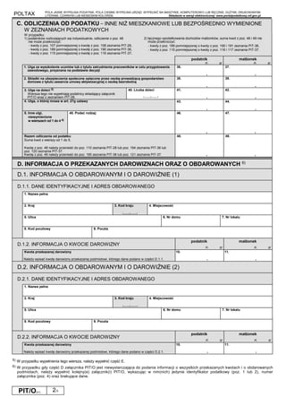 Form pit o 21- 2015-2016 | PDF