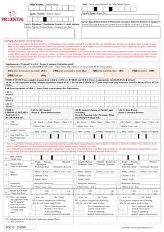 Supplementary Proposal Form | PDF