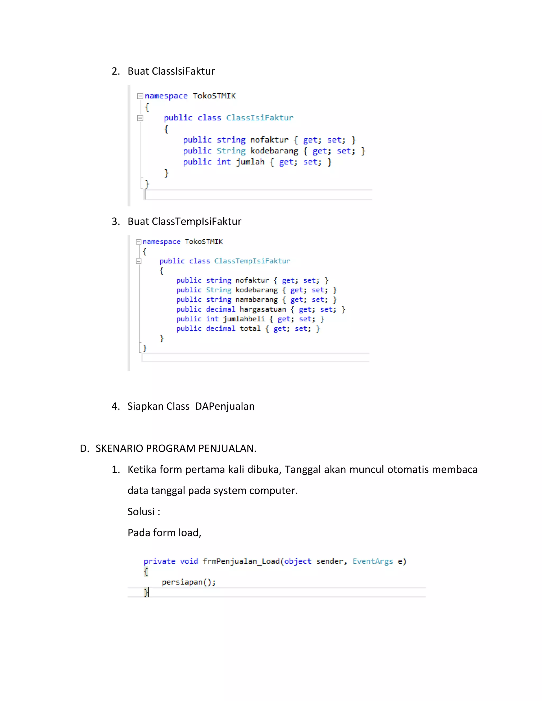 Form transaksi - penjualan Visual Studio | PDF