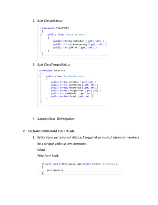 Form transaksi - penjualan Visual Studio | PDF