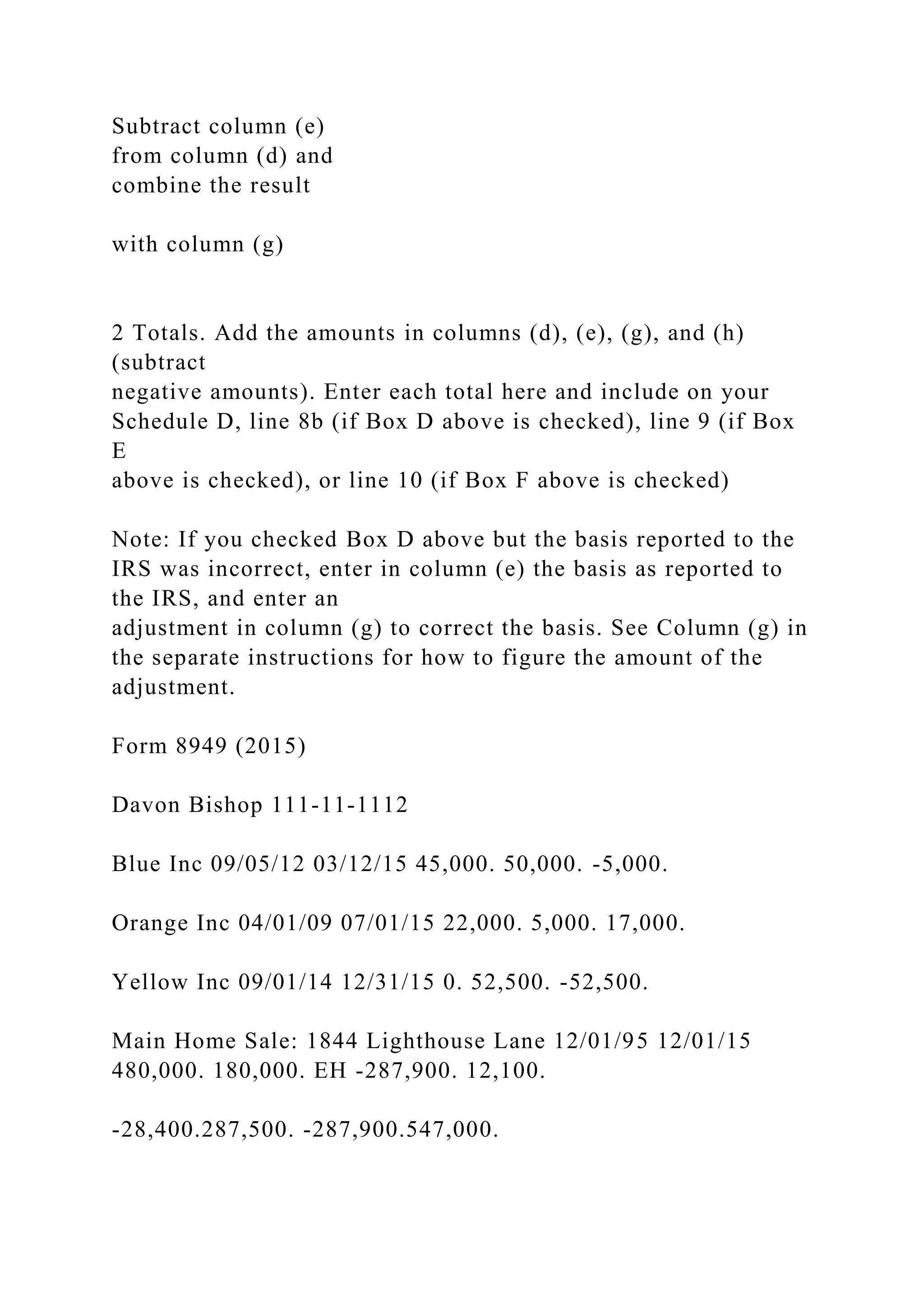 Form 1040 Department of the Treasury—Internal Revenue Servic.docx