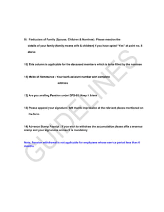 Form 10 c pension guidelines | PDF